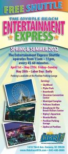 The Myrtle Beach Entertainment Express Free Shuttle Route 21 - Coast RTA
