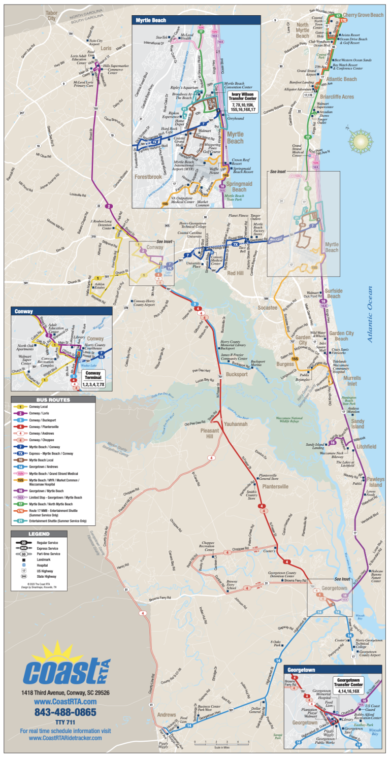 Coast RTA Routes - Coast RTA